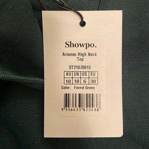 Showpo. | Tops | Nwt Showpo Top In Forrest Green | Poshmark